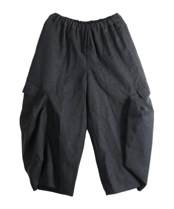 Comme Des Garçons Elastic Waist Casual Pants - Charcoalgrey