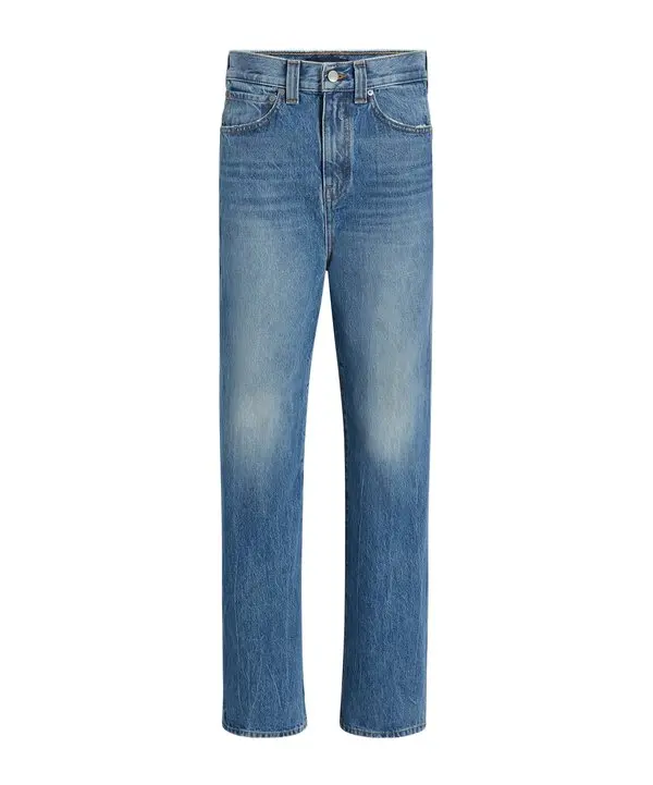 Khaite High-rise Straight-leg Jeans