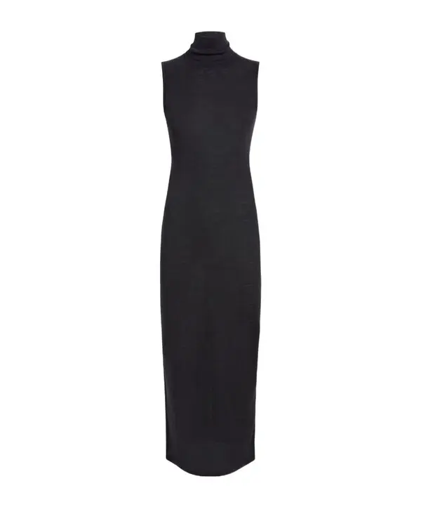 Khaite Demi Maxi Dress - Black