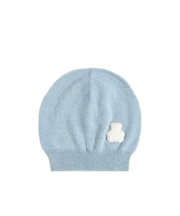 Brunello Cucinelli Cashmere Baby Beanie - Sky-blue