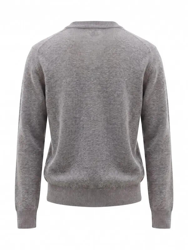 Bottega Veneta Long Sleeve Knit V-neck Top