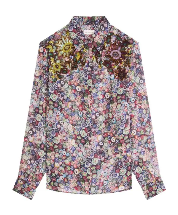 Dries Van Noten Long-sleeved Printed Shirt - Multi