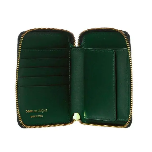 Comme Des Garçons Zip-around Closure Leather Wallet
