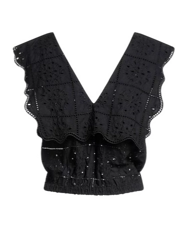 GANNI Tops - Black