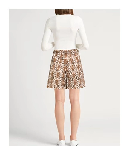 Max Mara Printed Bermuda Shorts - Brown