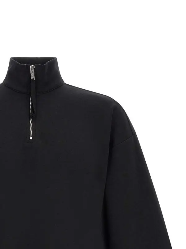 THOM KROM Ms 196 Oversized Half-zip Sweatshirt