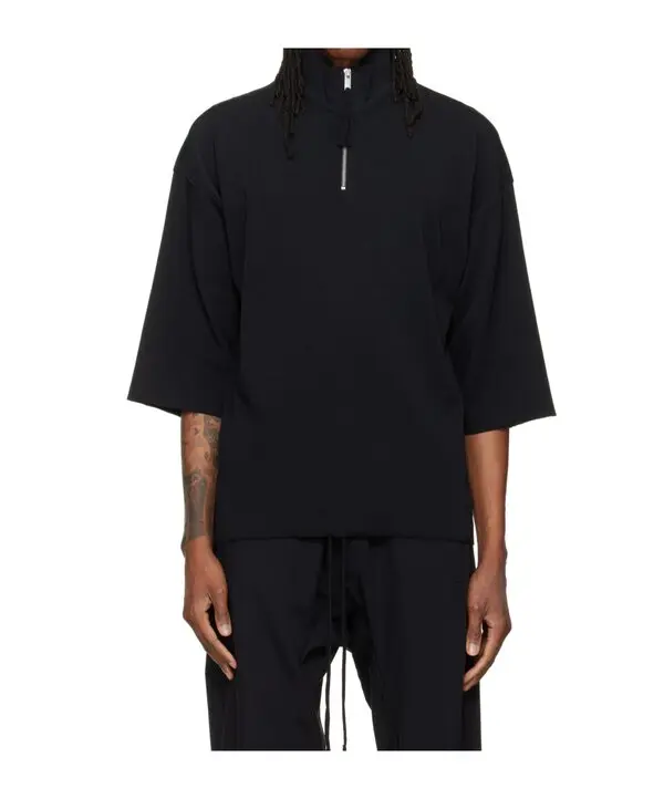 THOM KROM Ms 196 Oversized Half-zip Sweatshirt