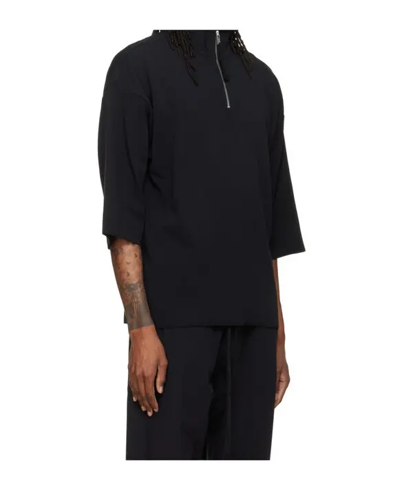 THOM KROM Ms 196 Oversized Half-zip Sweatshirt