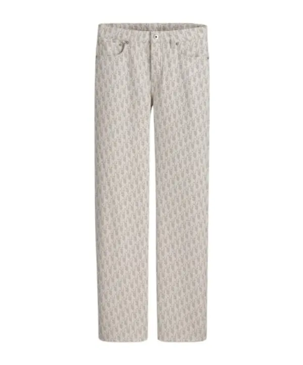 Dior Regular-fit Jeans With Oblique Motif