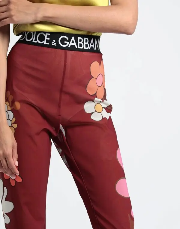 Dolce & Gabbana Floral-print Leggings