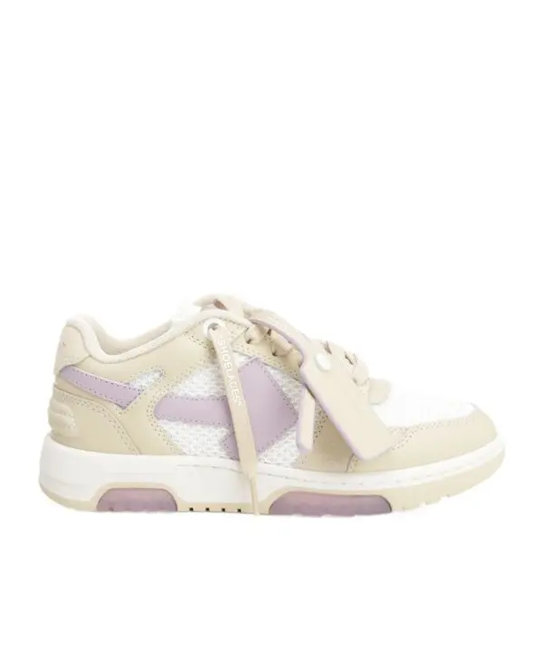 Off-White Slim Out Of Office Lace-up Sneakers - Lavender