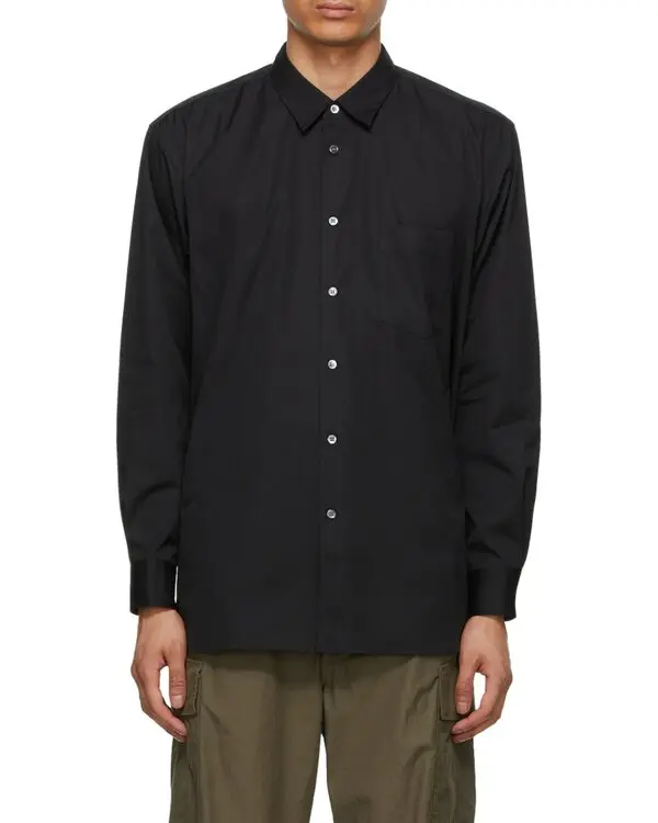 Comme Des Garçons Long-sleeved Buttoned Shirt