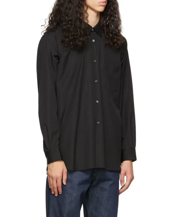 Comme Des Garçons Long-sleeved Buttoned Shirt