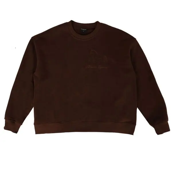 RAVE ON TREND Horse Crewneck - Brown