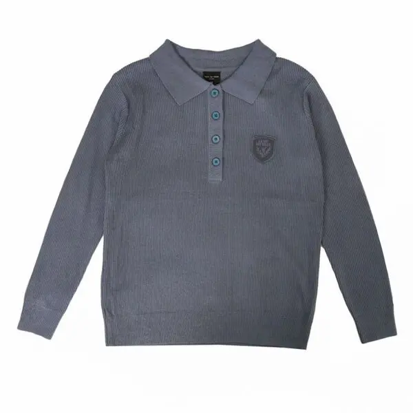 RAVE ON TREND Knit Polo - Grey
