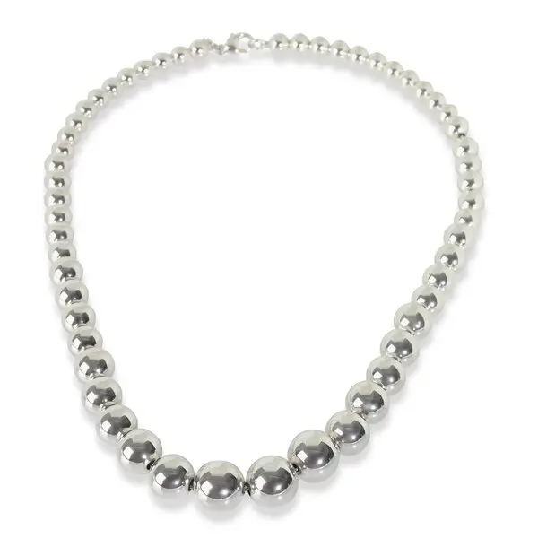 Tiffany & Co. Sterling Silver Hardwear Ball Necklace