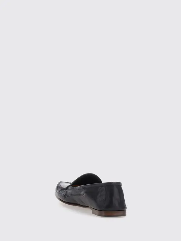 Versace Leather Loafers With Medusa Embellishment
