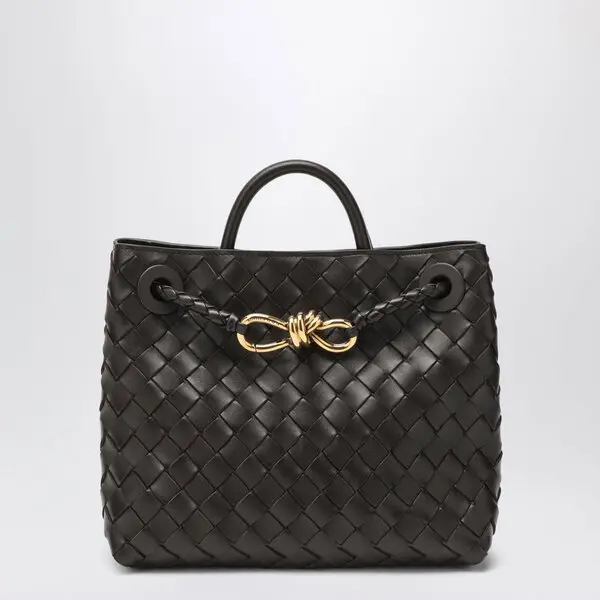 Bottega Veneta Small Woven Leather Bag - Brown