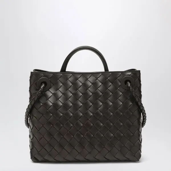 Bottega Veneta Small Woven Leather Bag - Brown
