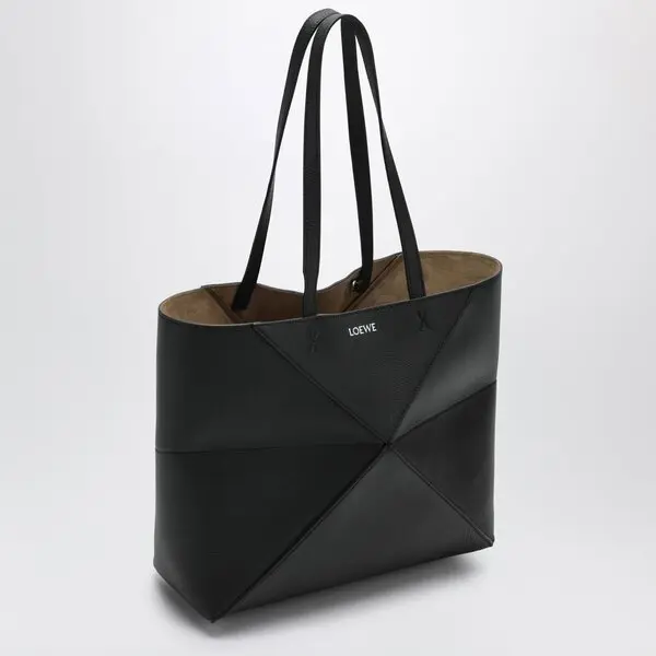 Loewe Medium Leather Puzzle Fold Tote Bag