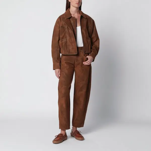 Isabel Marant Étoile Belma Faux Suede Biker Jacket