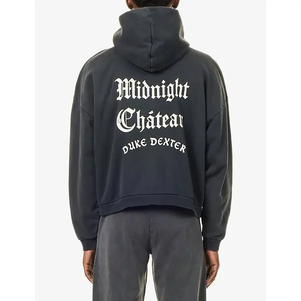 DUKE + DEXTER Mc Washed Printed Cotton Hoody