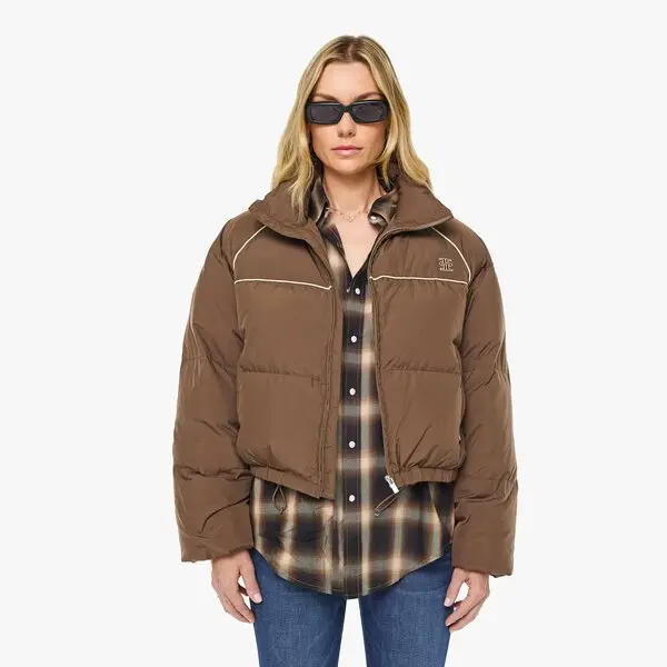 Eterne Terne Down Puffer Jacket - Brown