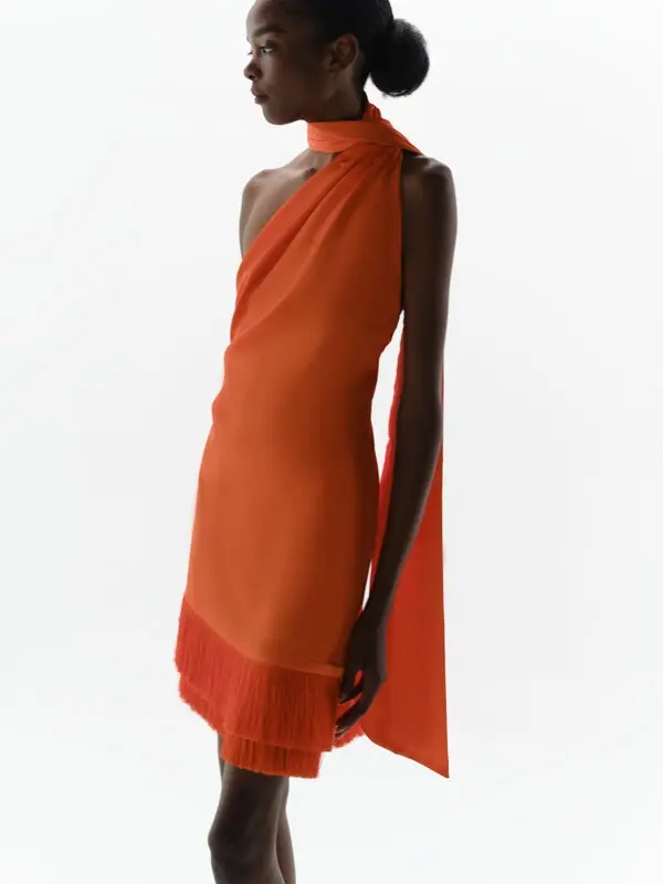 BAOBAB Ari Mini Dress - Tangelo