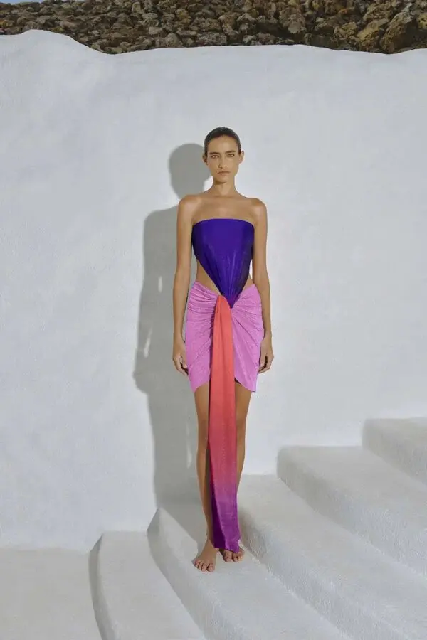 BAOBAB Mar Mini Dress - Sunset