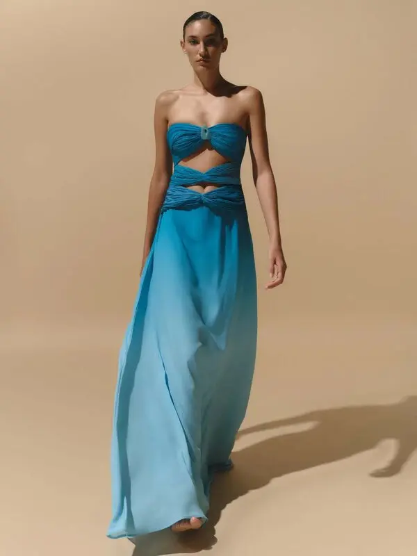 BAOBAB Islote Maxi Dress With Cutouts And Embellishment