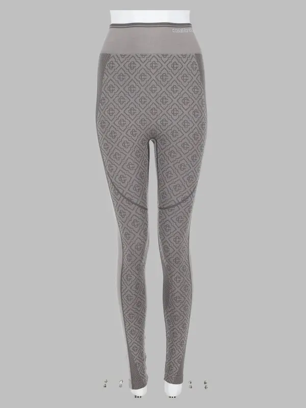 Casablanca Leggings Senza Cuciture Con Motivo Monogram