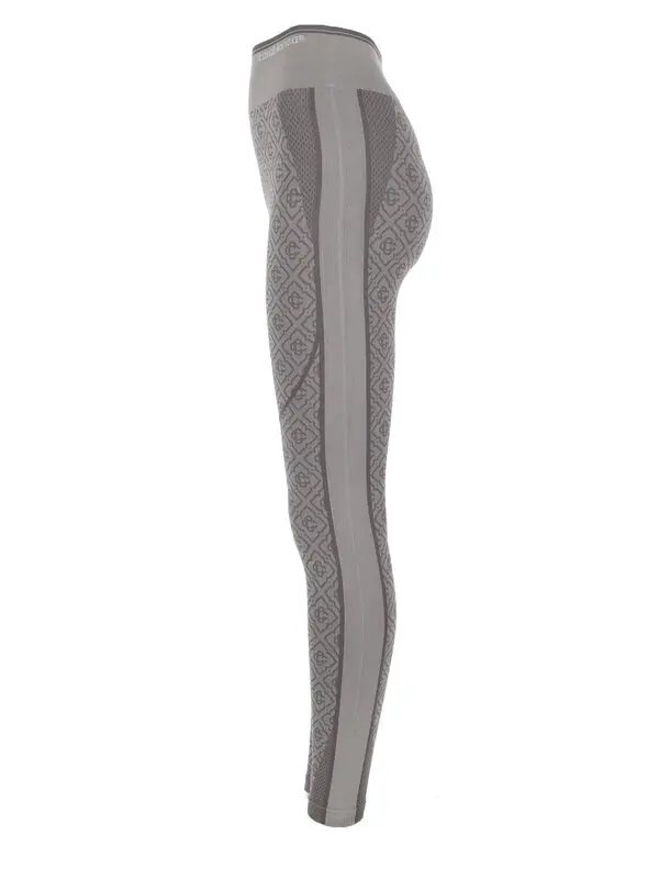 Casablanca Leggings Senza Cuciture Con Motivo Monogram