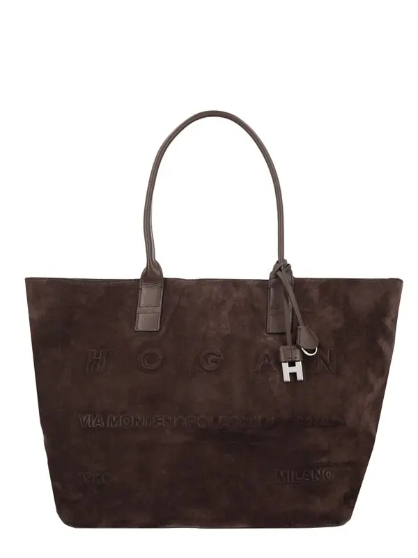 Hogan Borsa "shopping Address" Medium - Brown