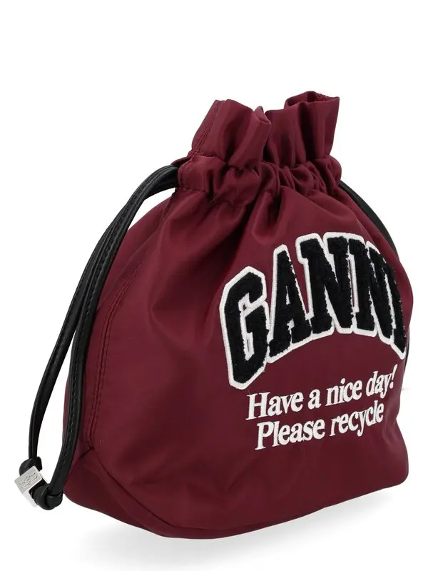 GANNI Borsa Pouch Con Logo