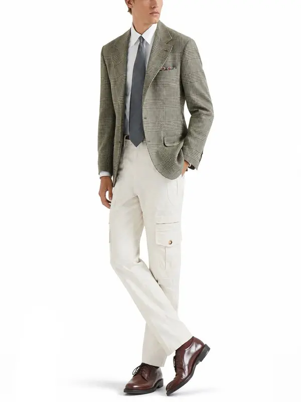 Brunello Cucinelli Giacca Monopetto In Lana - Grey