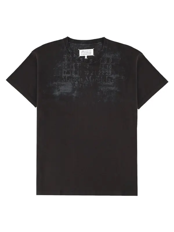 MAISON MARGIELA T-shirt Con Stampa - Black