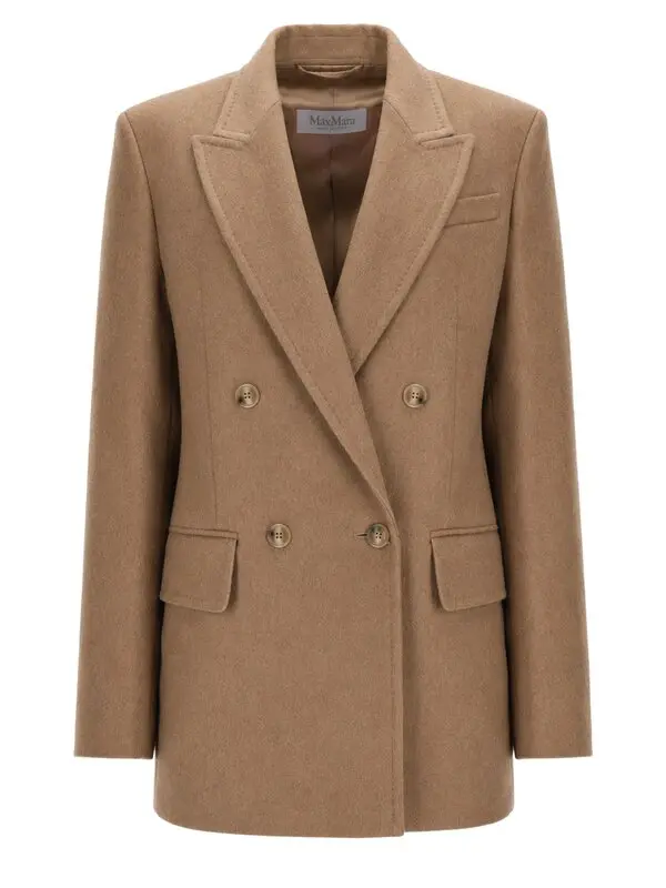 Max Mara Giacca Doppiopetto "olimpia - Beige