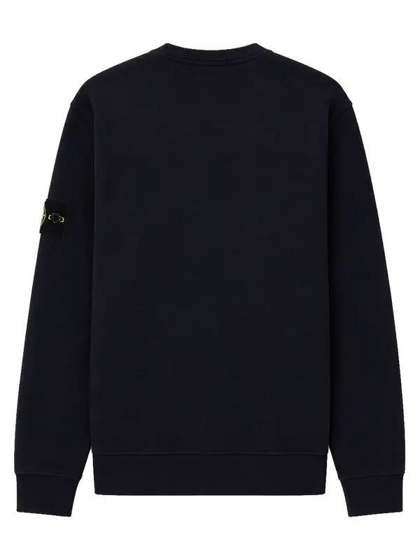 Stone Island Felpa Con Patch Logo