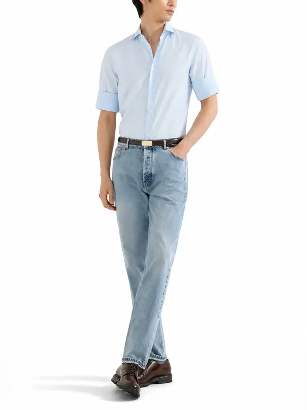 Brunello Cucinelli Jeans In Cotton - Denim