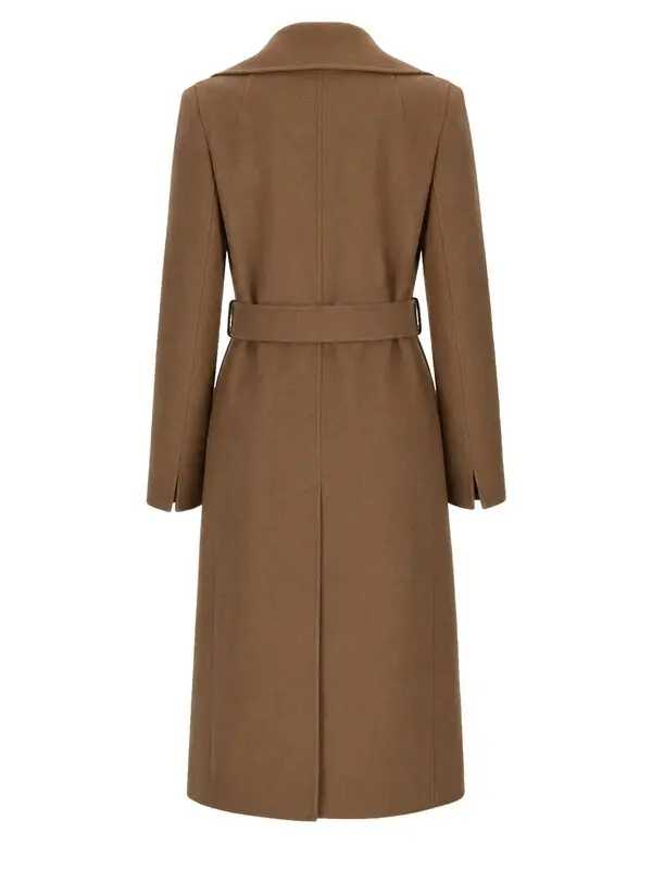 Max Mara Draped Wool Wrap Coat