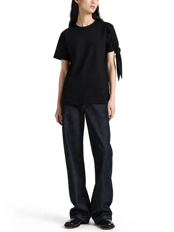 JW Anderson T-shirt Con Manica Annodata