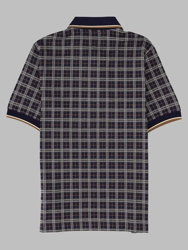 Burberry Polo In Misto Cotone Check
