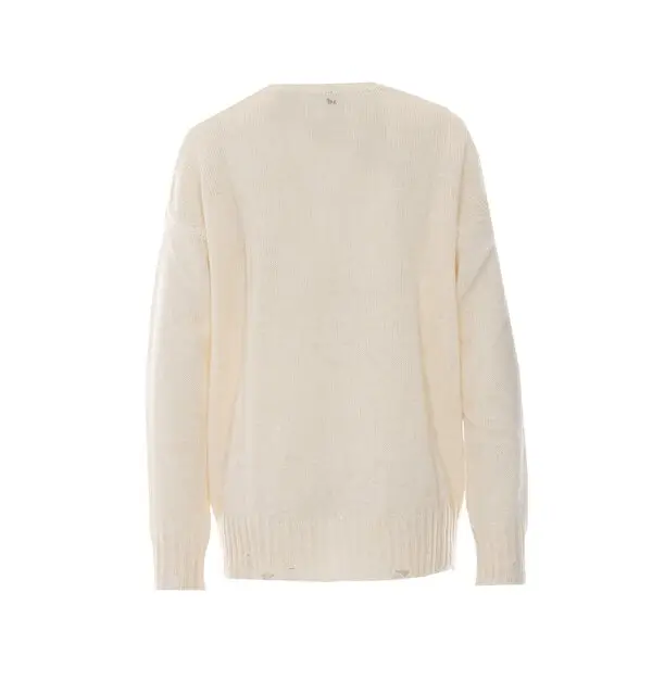 ANIYE BY Batman Motif Knit Sweater