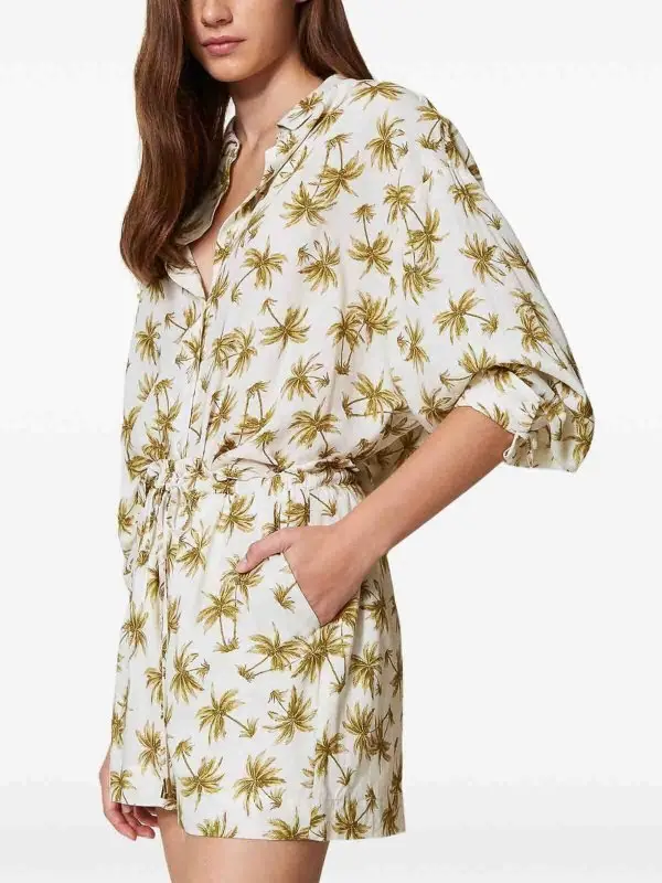 TWINSET Palm Tree-print Shorts