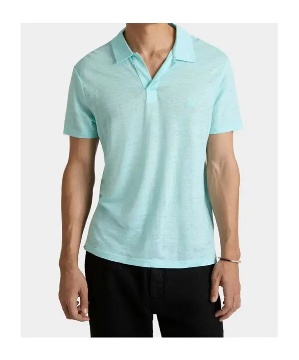 Vilebrequin Buttonless Linen Polo Shirt