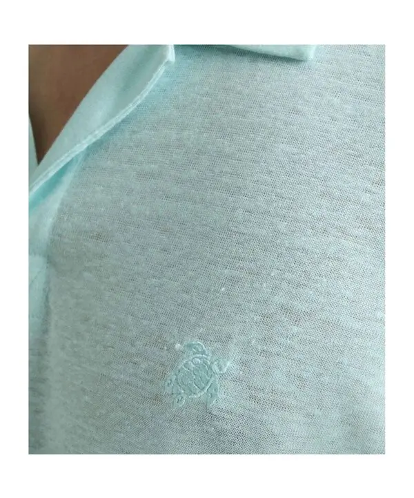 Vilebrequin Buttonless Linen Polo Shirt