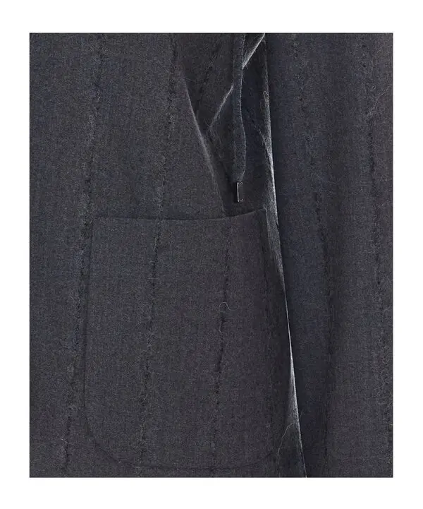 Fabiana Filippi Long Sleeve Hooded Blazer