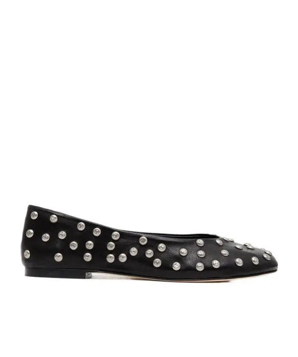 Gimaguas Stud Embellished Slip-on Ballet Flats - Black