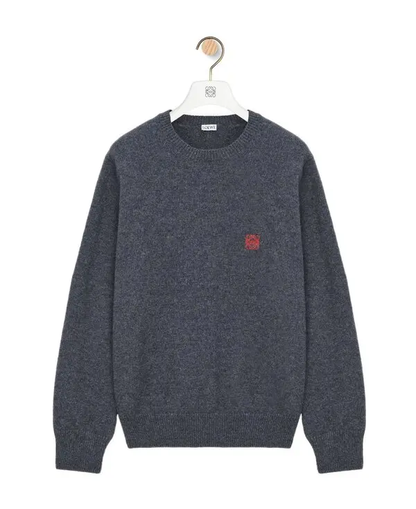 Loewe Wool Sweater With Anagram Embroidery