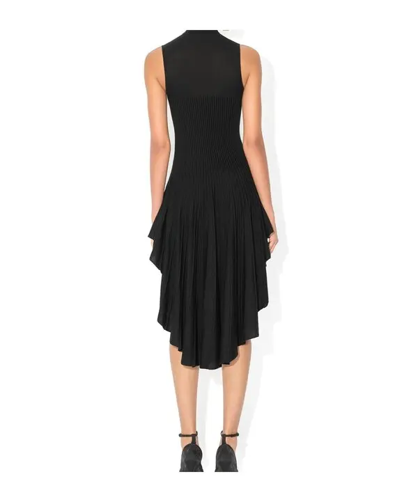Alaïa Sculpting Asymmetric Hem Dress